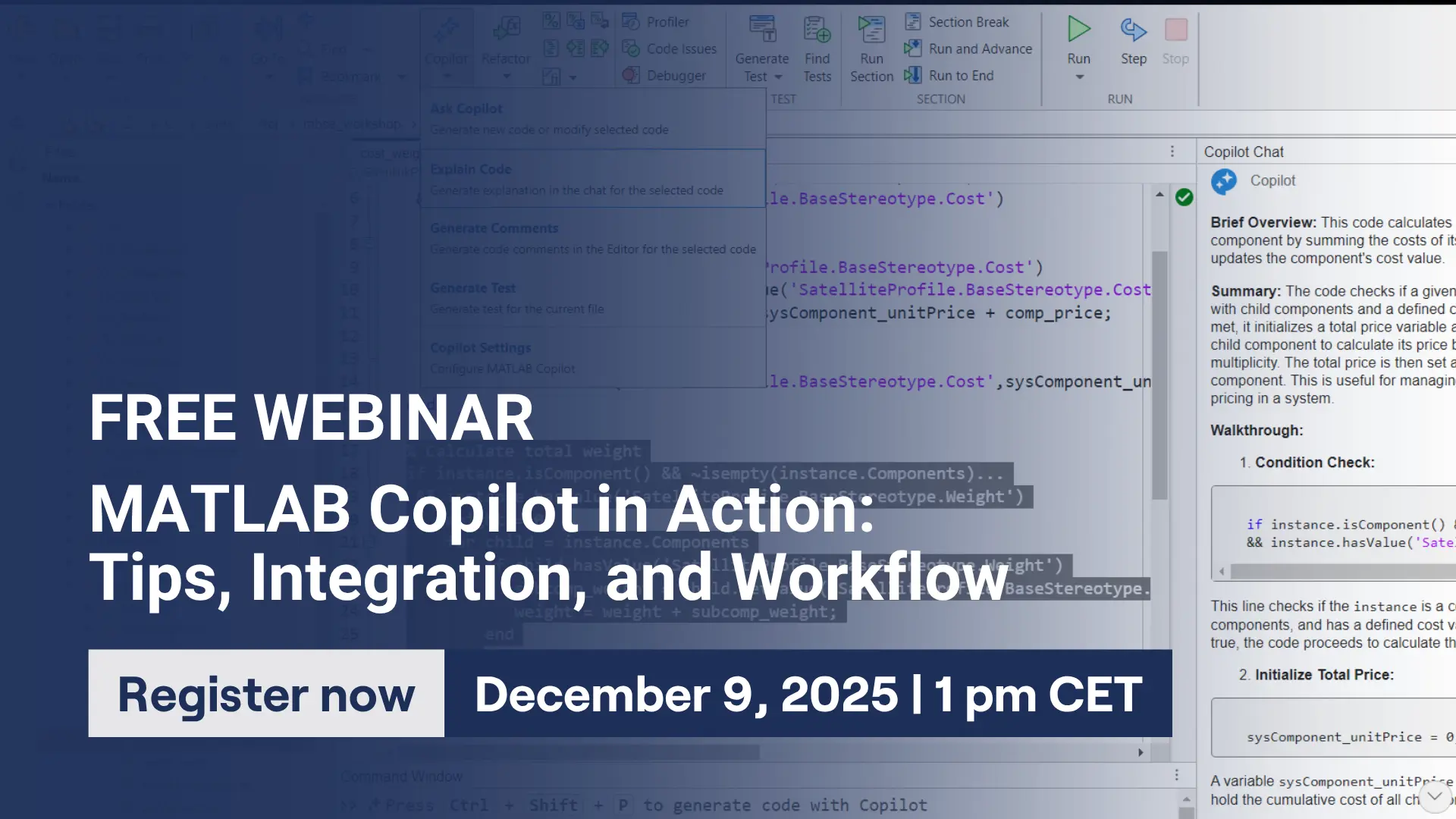 MATLAB Copilot in Action: Tips, Integration, and Workflow - SciEngineer